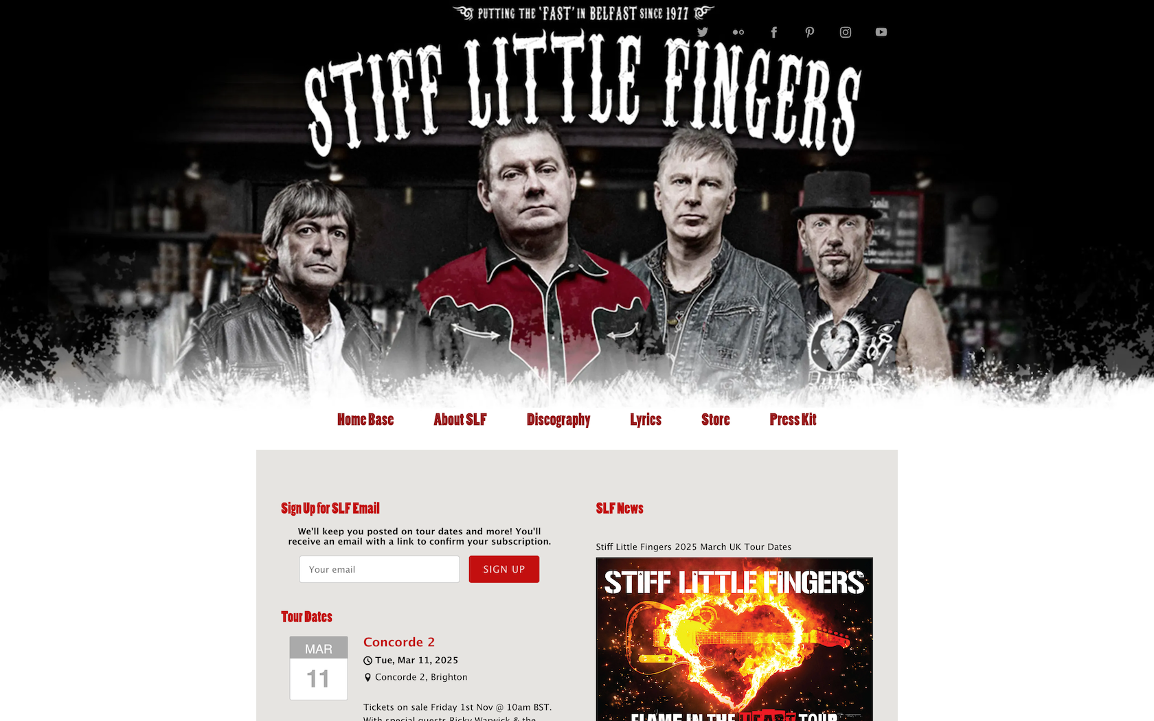 Best Band and Musician Websites | Bandzoogle Reviews and Examples