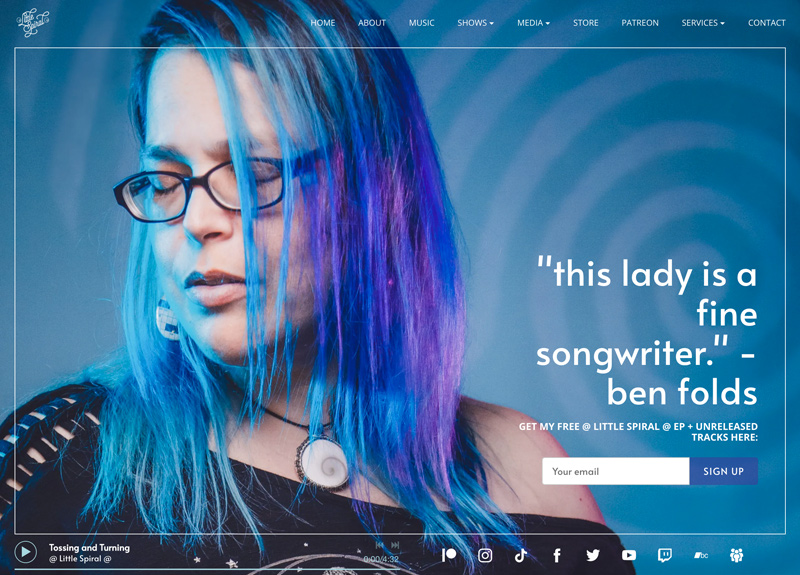 Best Band and Musician Websites | Bandzoogle Reviews and Examples