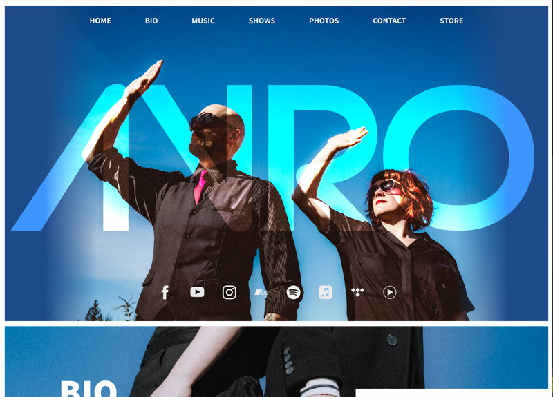 Best Band and Musician Websites | Bandzoogle Reviews and Examples