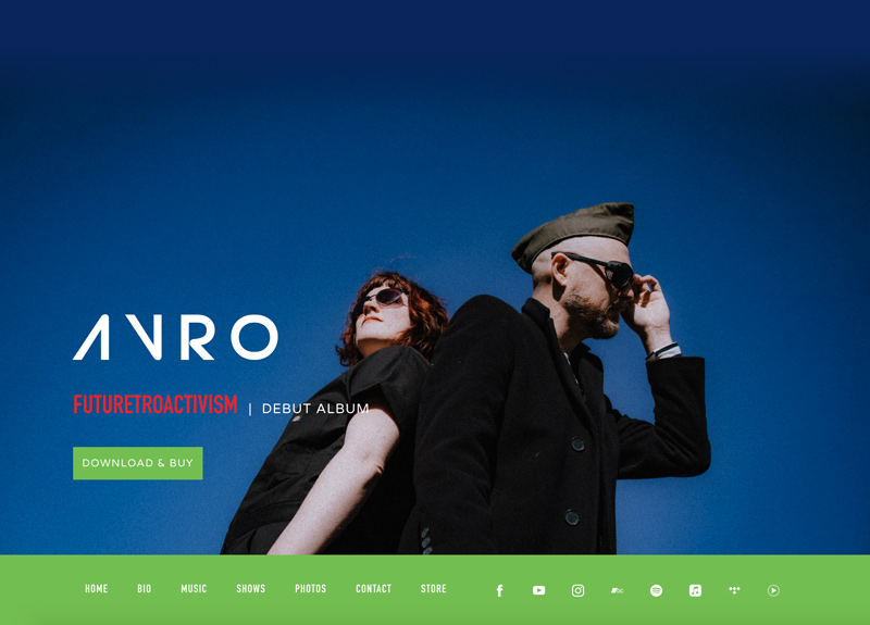 Best Band and Musician Websites | Bandzoogle Reviews and Examples