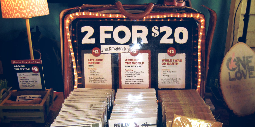 How To Sell Merch & Music At Shows Without Being Sales-y | Bandzoogle Blog