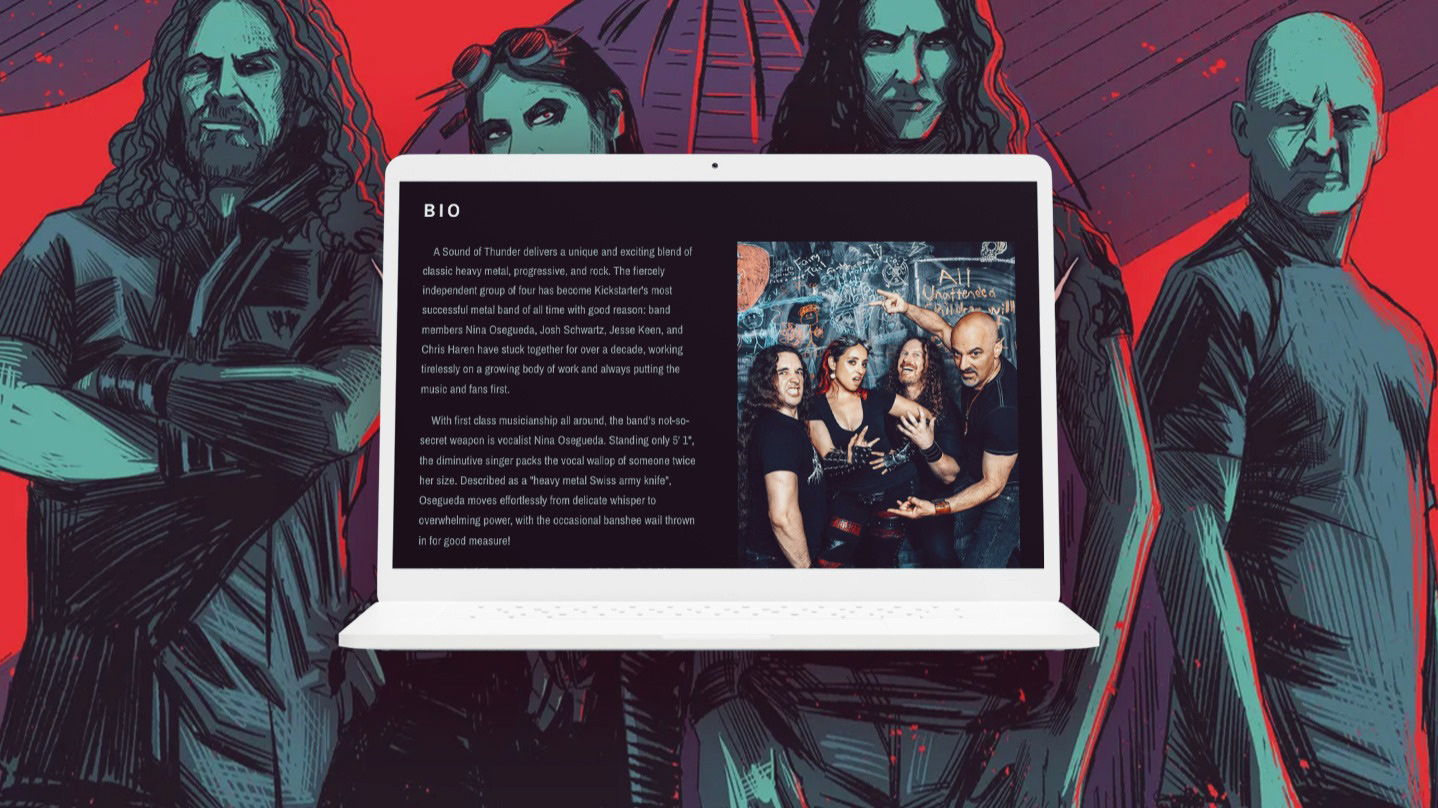 How to build a great band website bio page | Bandzoogle Blog