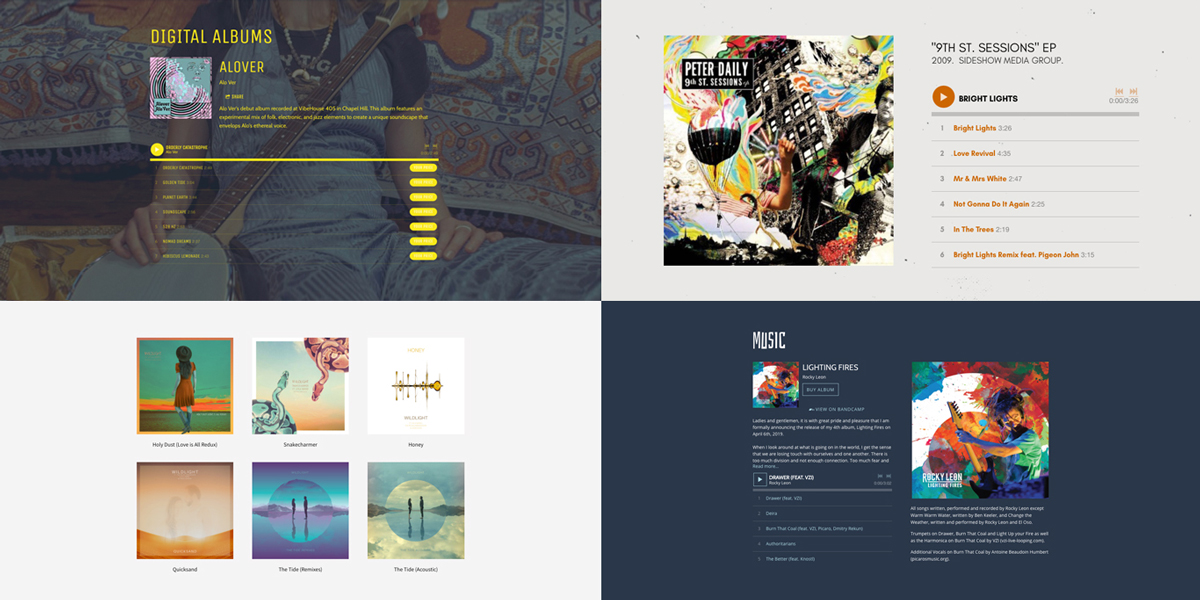 How to create a perfect page to sell music on your website | Bandzoogle ...