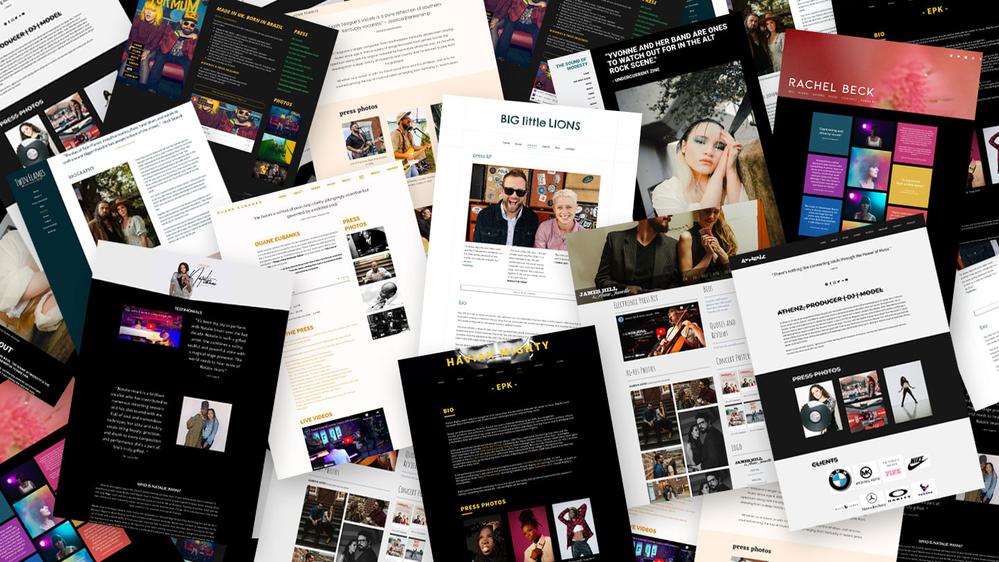 How to create an EPK for your music (with examples!) | Bandzoogle Blog