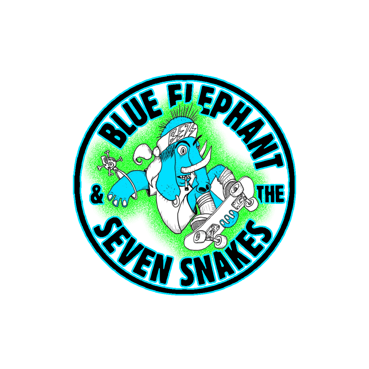 Blue Elephant and the Seven Snakes