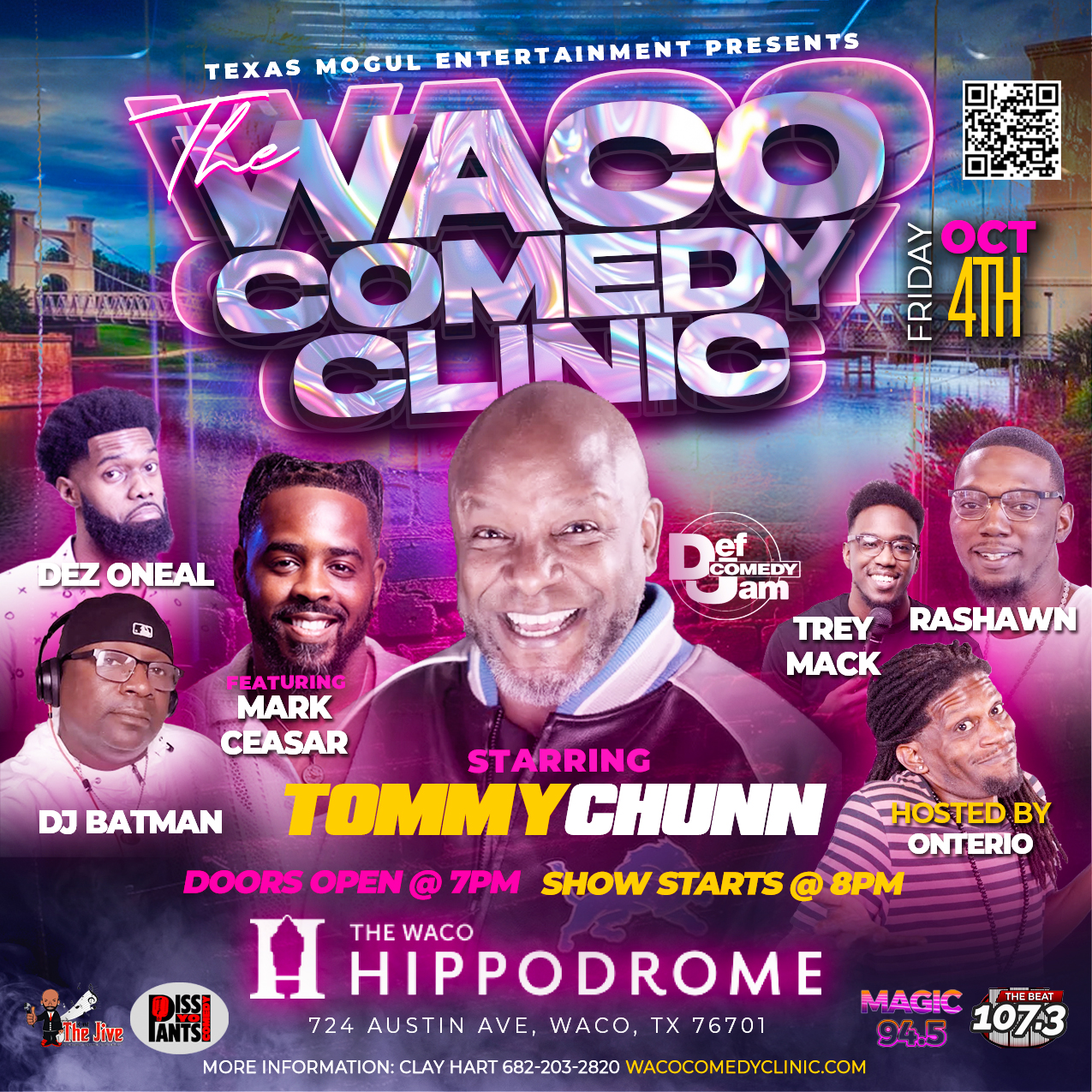 WACO COMEDY CLINIC CLINIC DATE S 