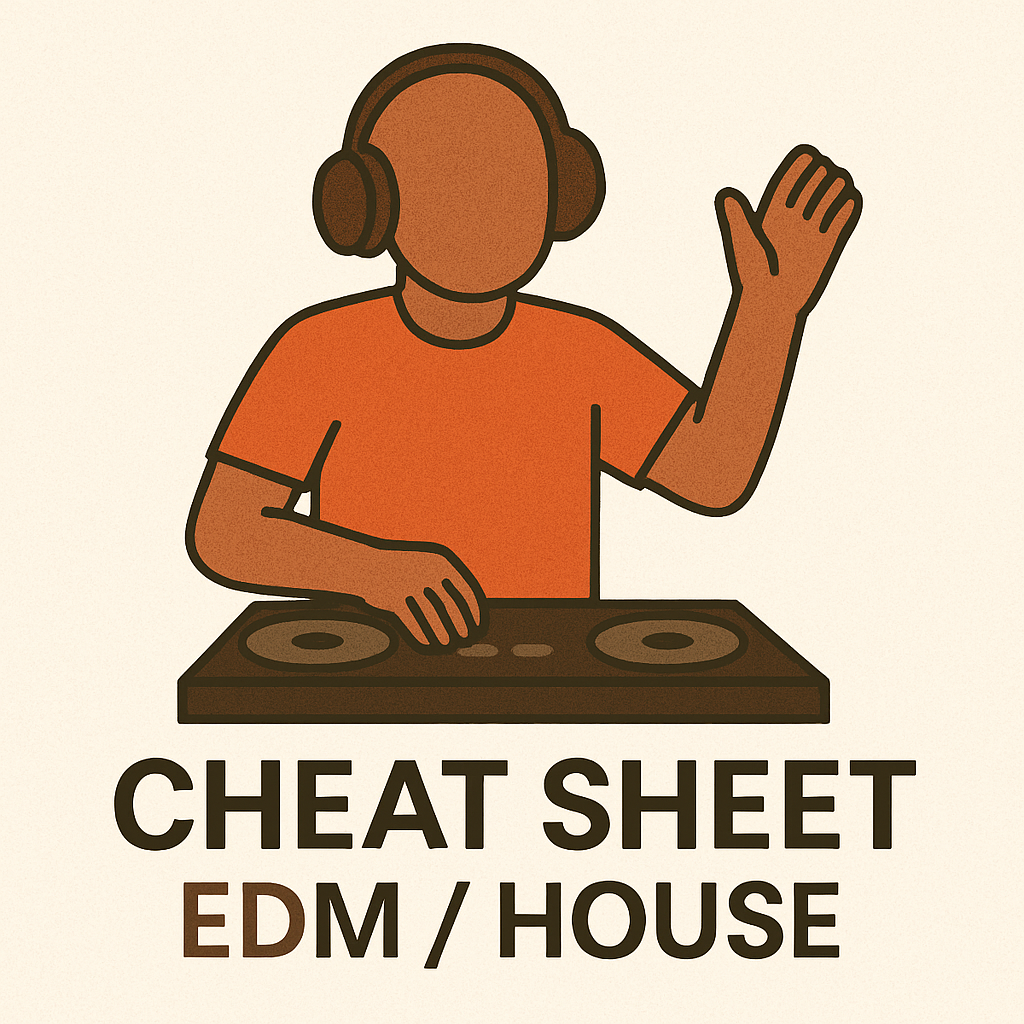 🎶 SUNO AI Artist Style Cheat Sheet EDM / Electronic / House