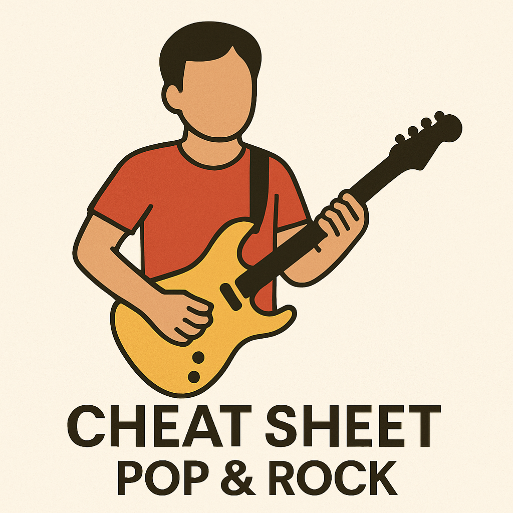 🎶 SUNO AI Artist Style Cheat Sheet Pop + Rock