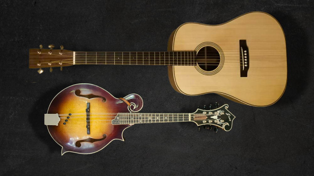 Gray Guitars and Mandolins