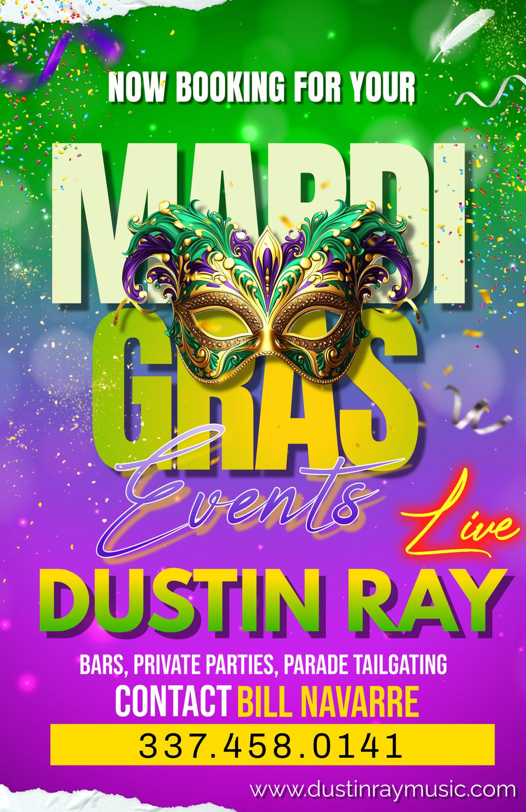 Official Website for Dustin Ray Music