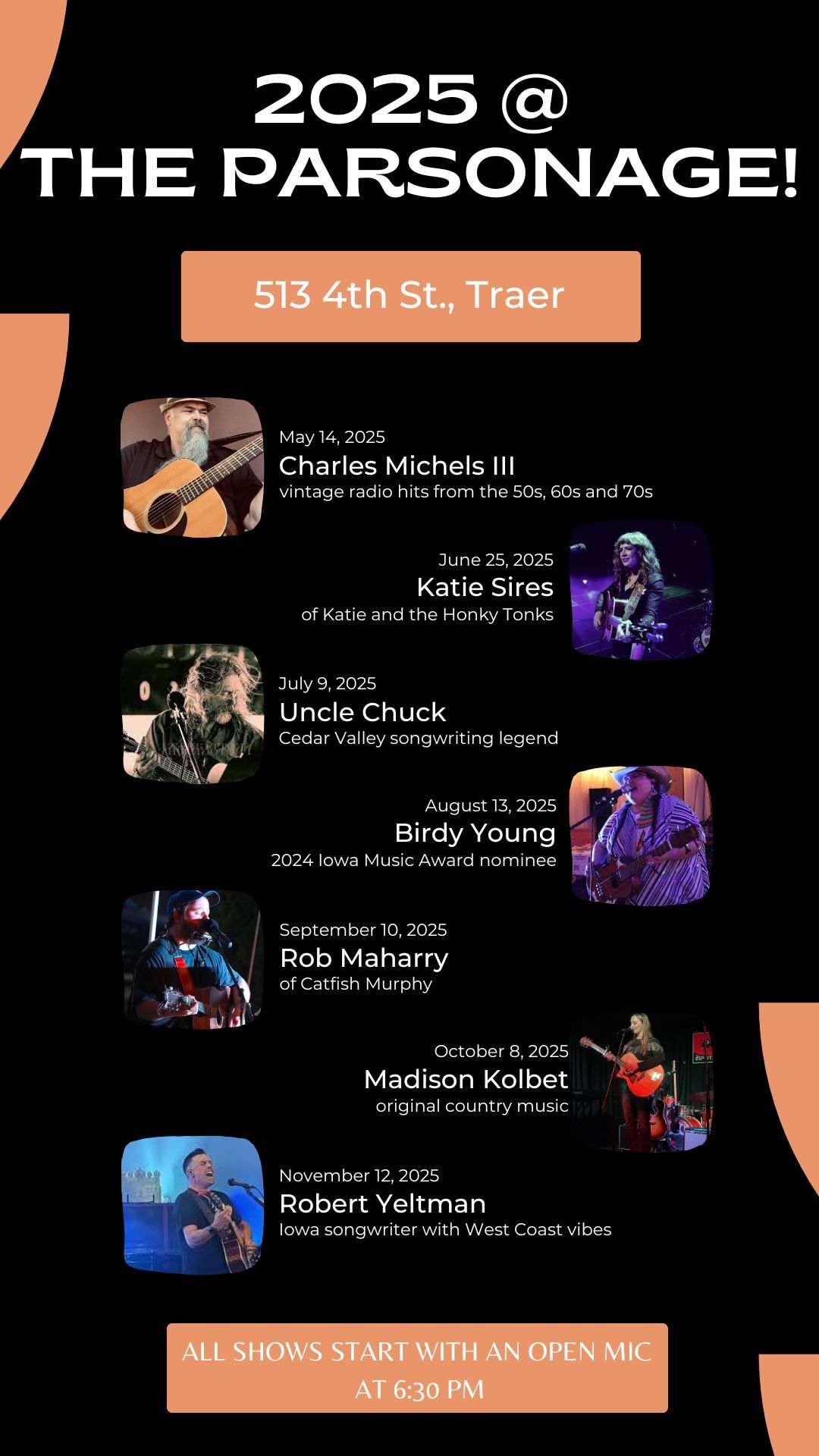 2025 Parsonage Series!