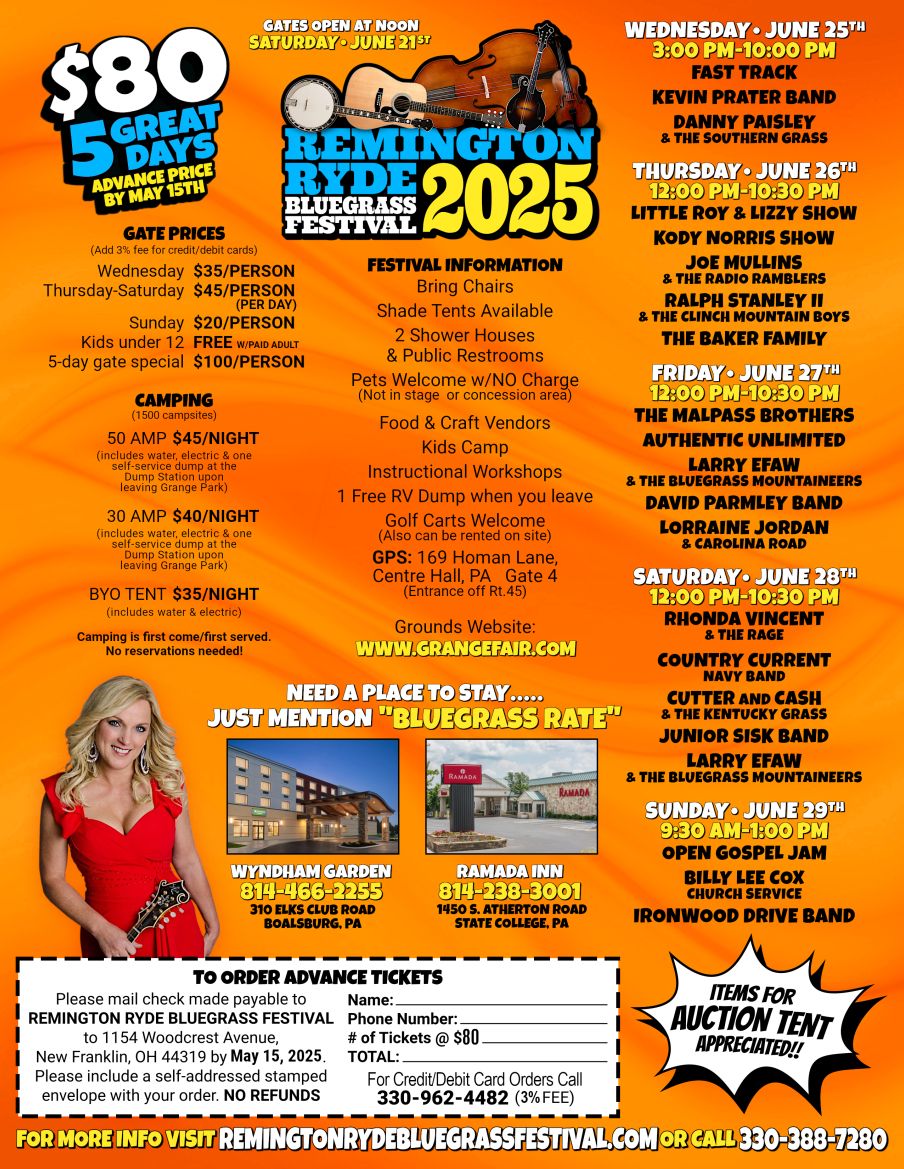 Larry Efaw - Remington Ryde Bluegrass Festival