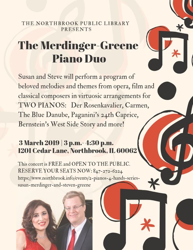 Susan Merdinger, Pianist - Events