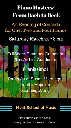 Susan Merdinger, Pianist - Events