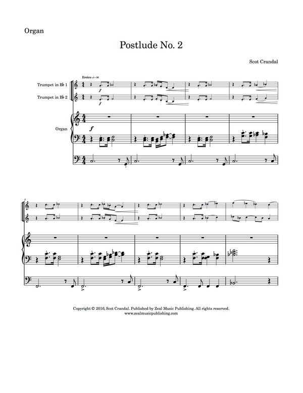 Zeal Music - Postlude No. 2
