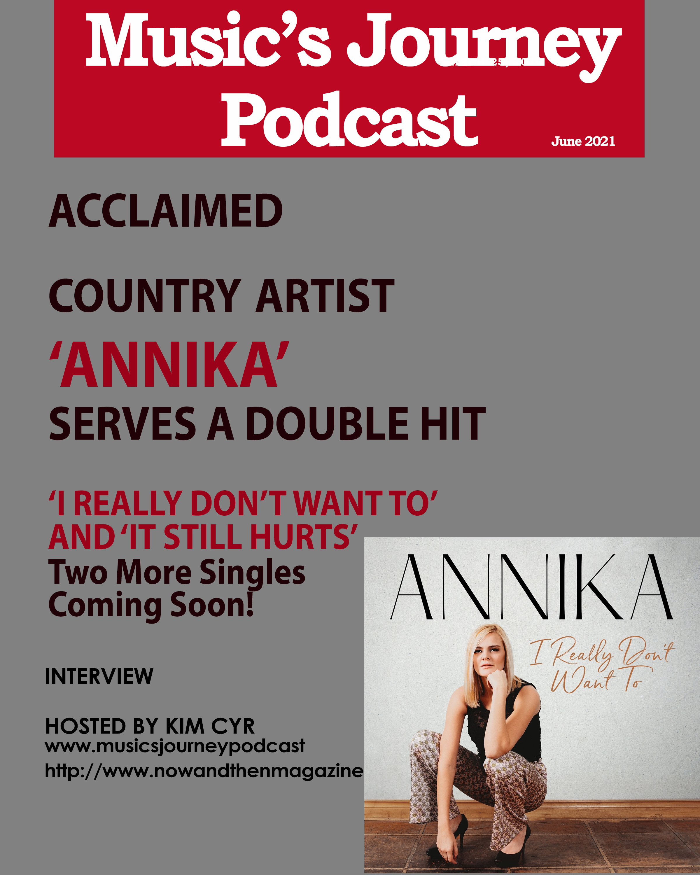 Music's Journey Podcast INTERVIEW w/ Acclaimed Country Artist 'ANNIKA ...