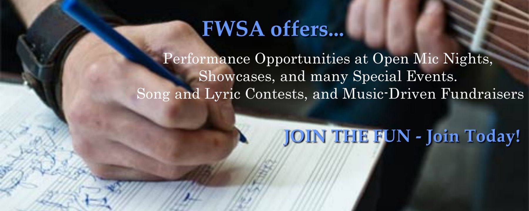 Fort Worth Songwriters Association - "SOUND BITES"