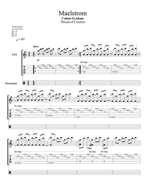 Calum Graham Homepage - GUITAR TABS