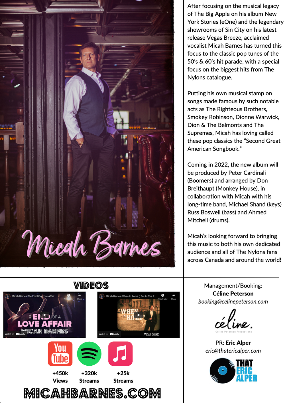 Micah Barnes - Electronic Press Kit