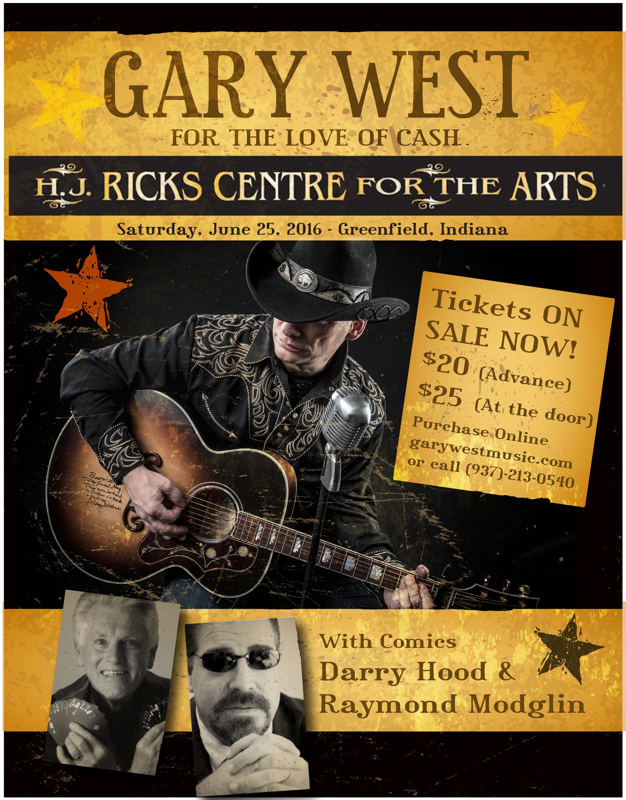 Gary West - Tour