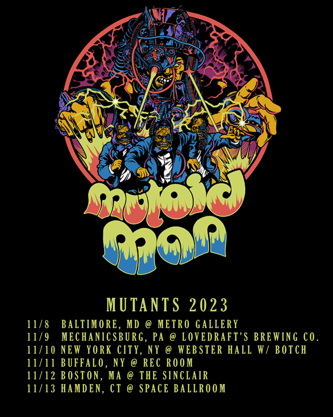 Mutoid Man - Shows