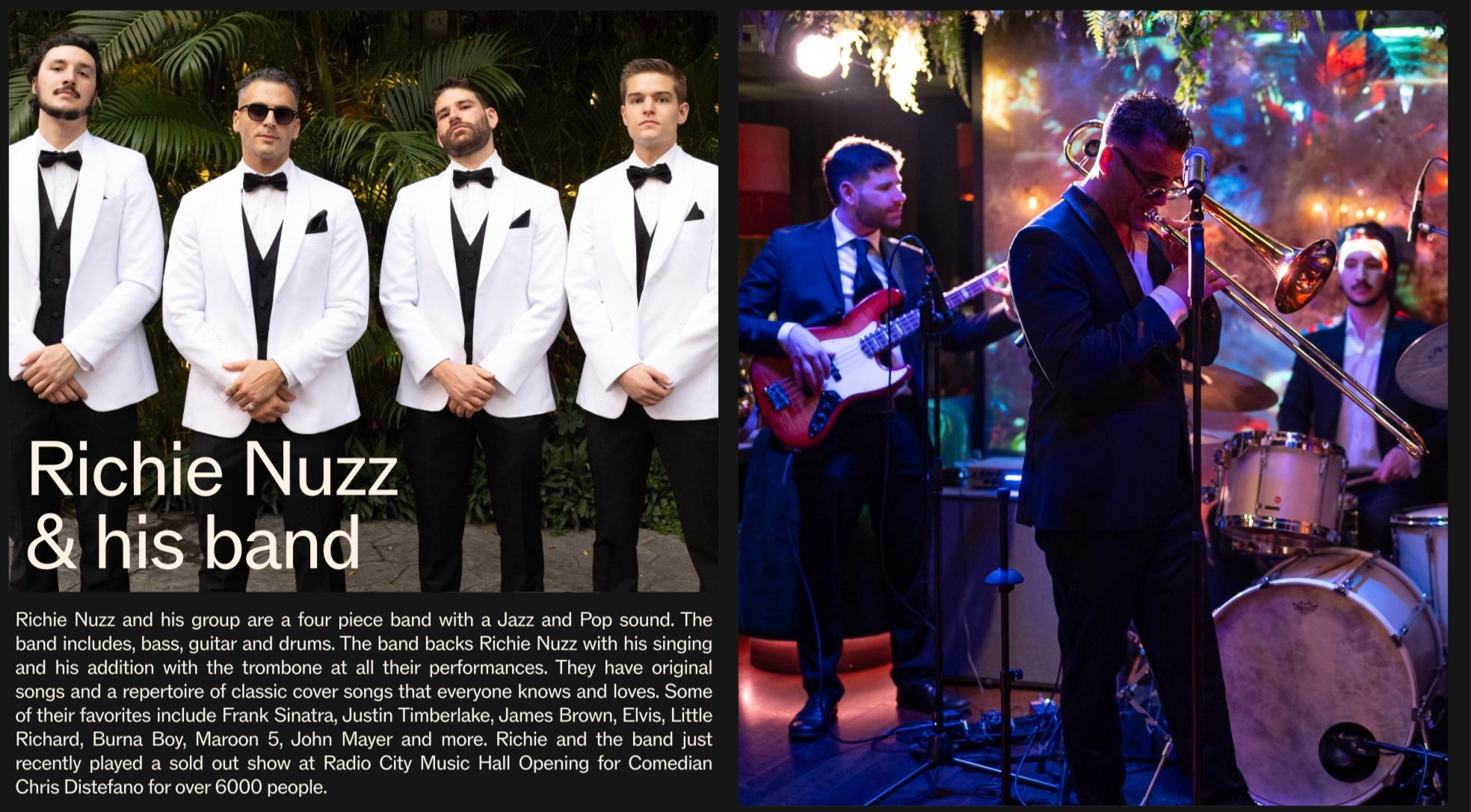 Richie Nuzz Music - Neo Crooner, Band Leader, Pop - R&B artist artist ...