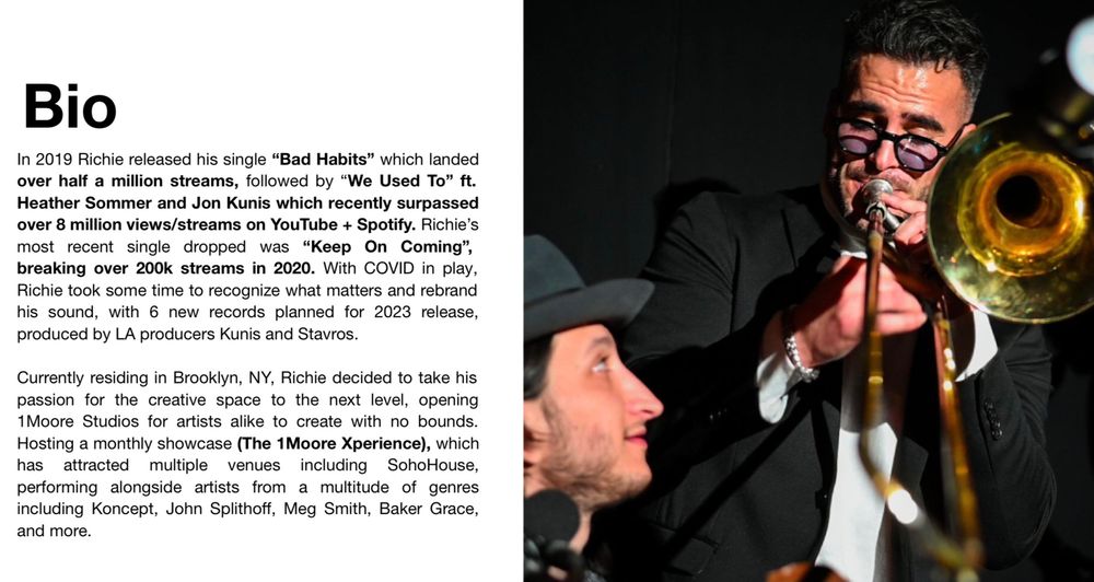 Richie Nuzz Music - Band Leader, Pop - R&B artist artist from New York