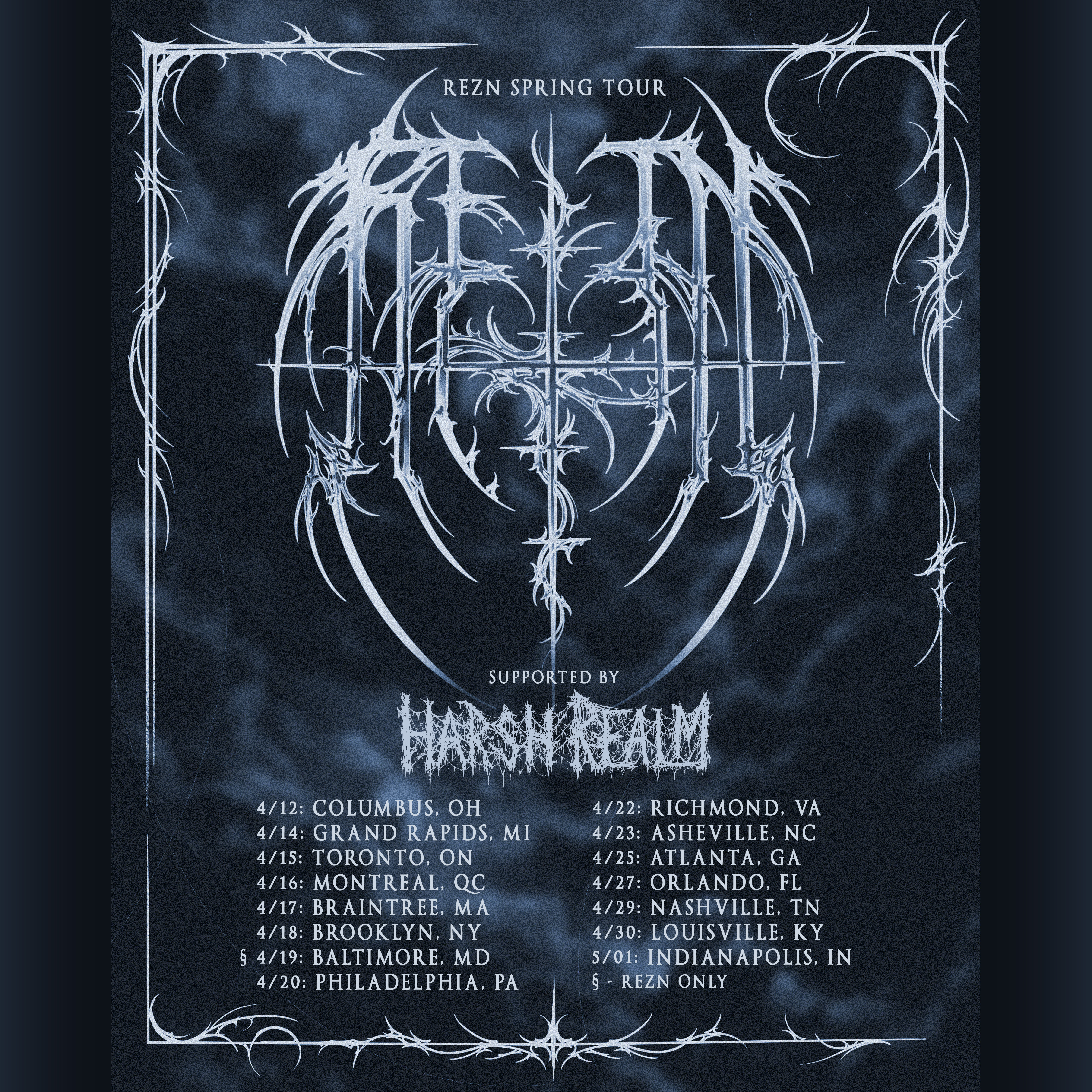 REZN Announce East Coast Tour for Spring 2025