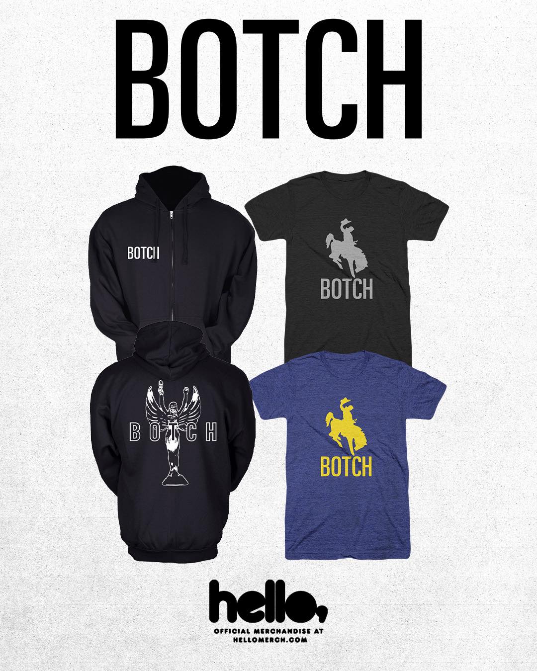 NEW MERCH ADDED TO BOTCH US STORE HELLOMERCH