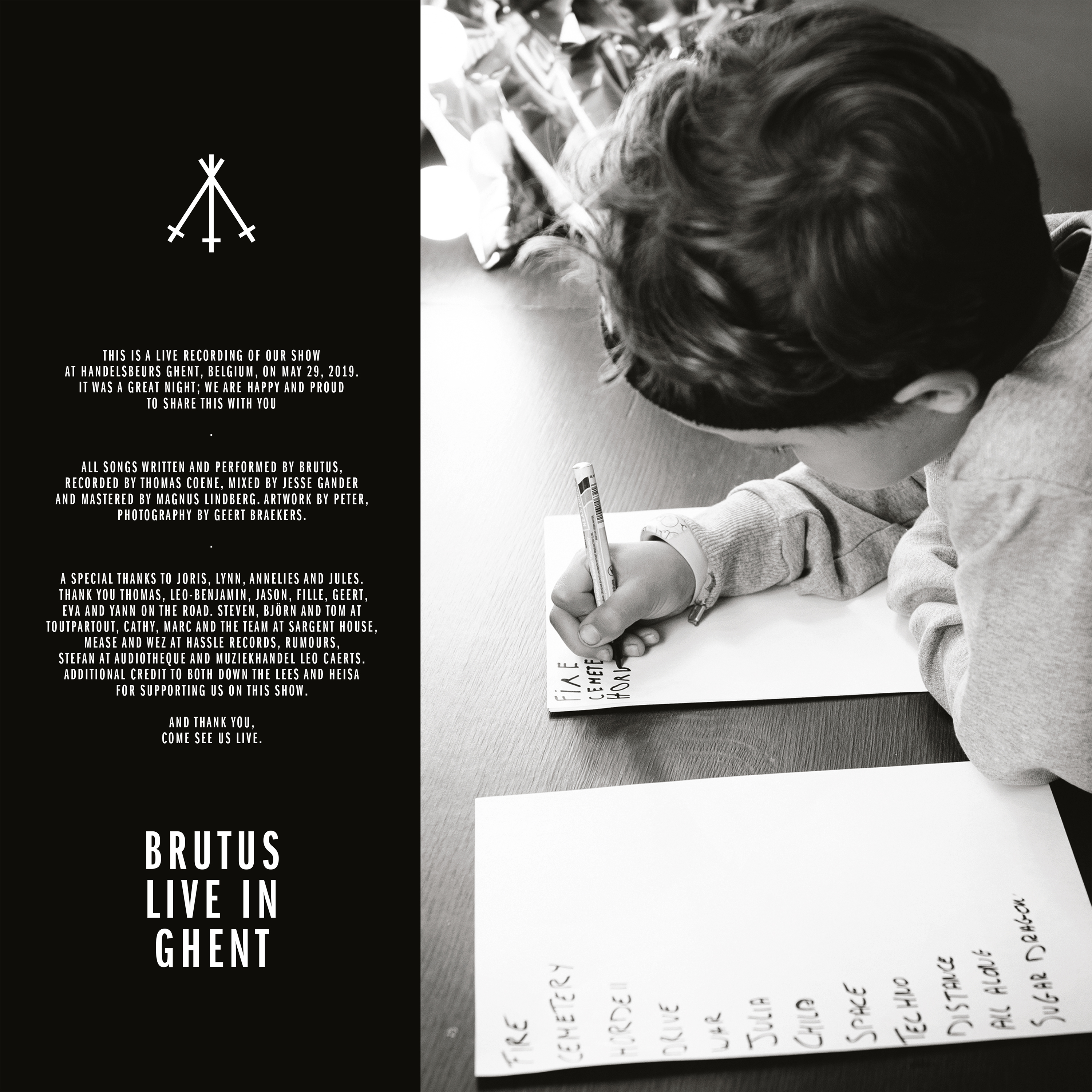 BRUTUS "LIVE IN GHENT" / NEW ALBUM PRE-ORDER