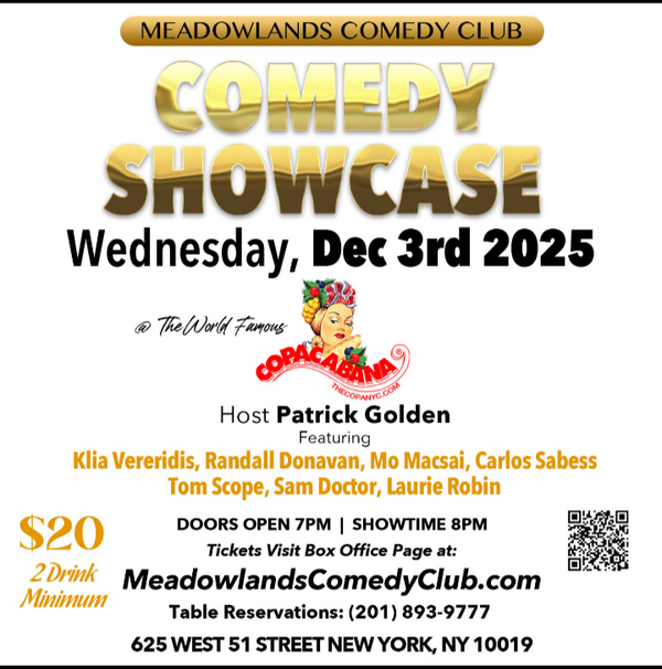 Meadowlands Comedy Club - Shows