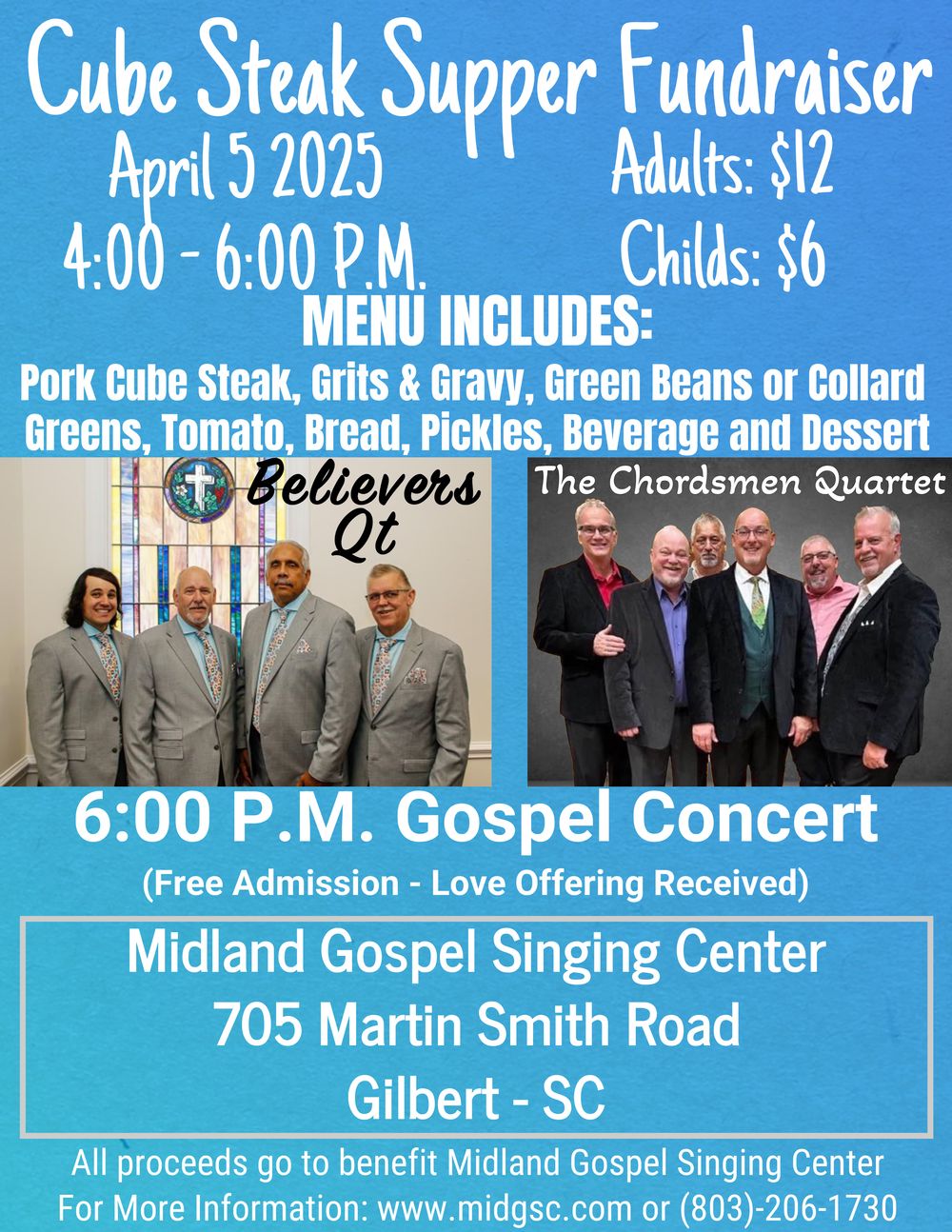 Midland Gospel Singing Center - SPECIAL EVENTS