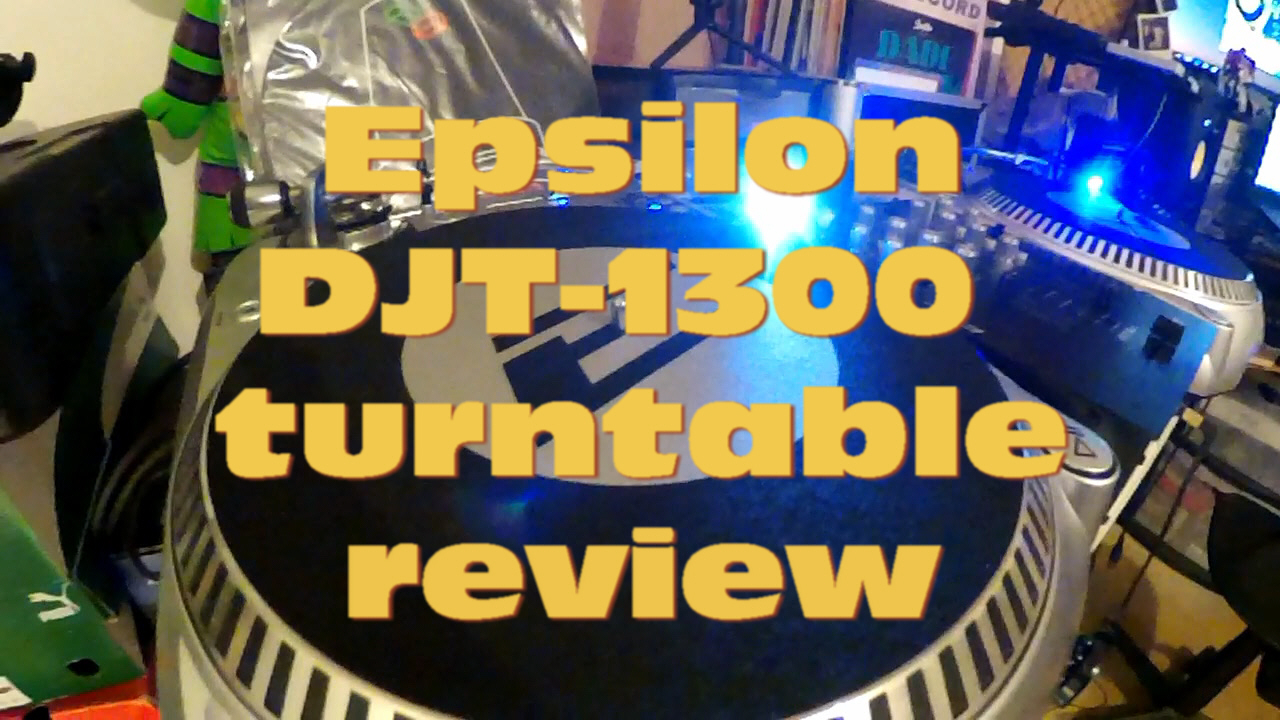 Epsilon DJT-1300 direct drive turntable video review
