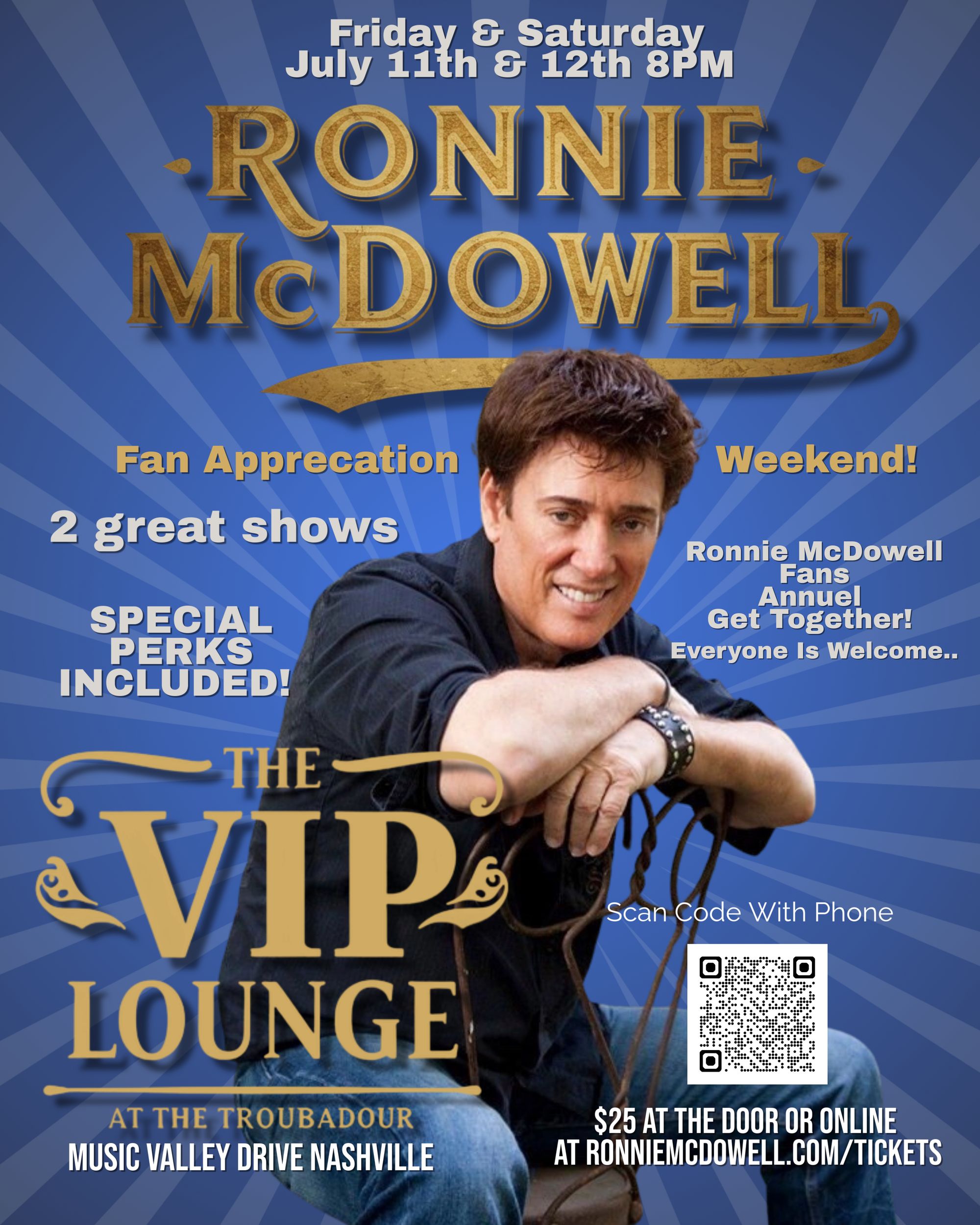 Ronnie McDowell Official Website - tickets