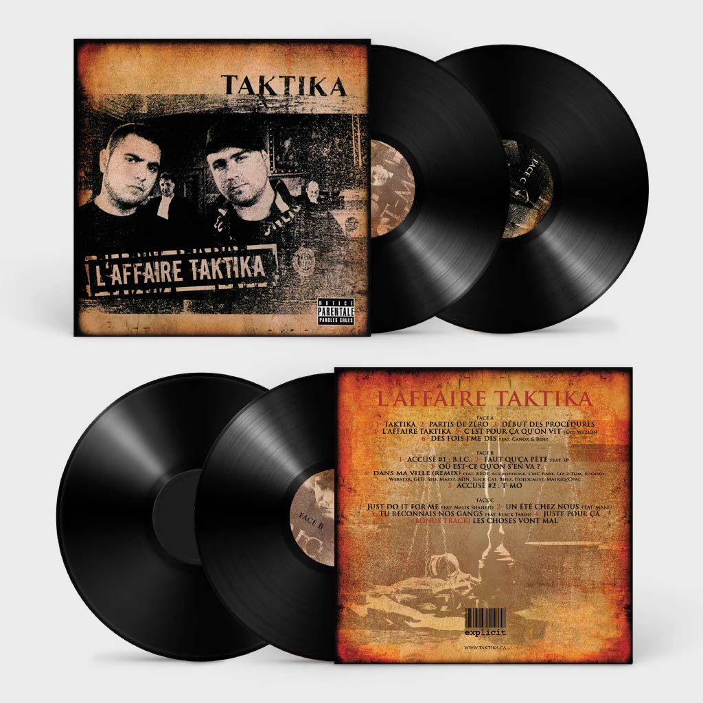 L'affaire Taktika - Vinyle double - Taktika