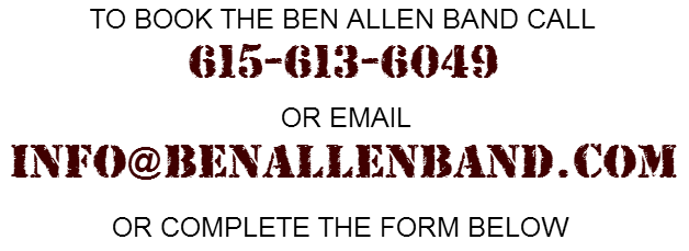 Ben Allen Band - CONTACT