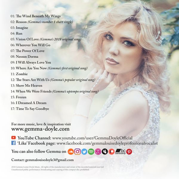 Gemma Louise Doyle, International Singer, Recording Artist & Live ...