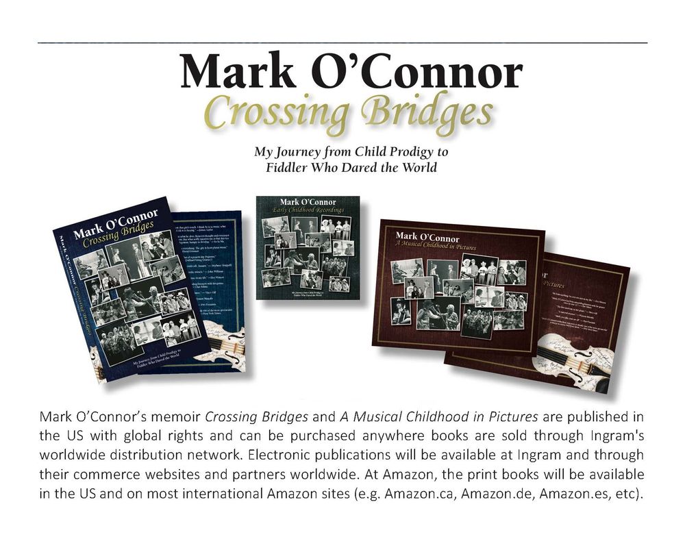 Mark O'Connor Official Website - Crossing Bridges (Memoir)