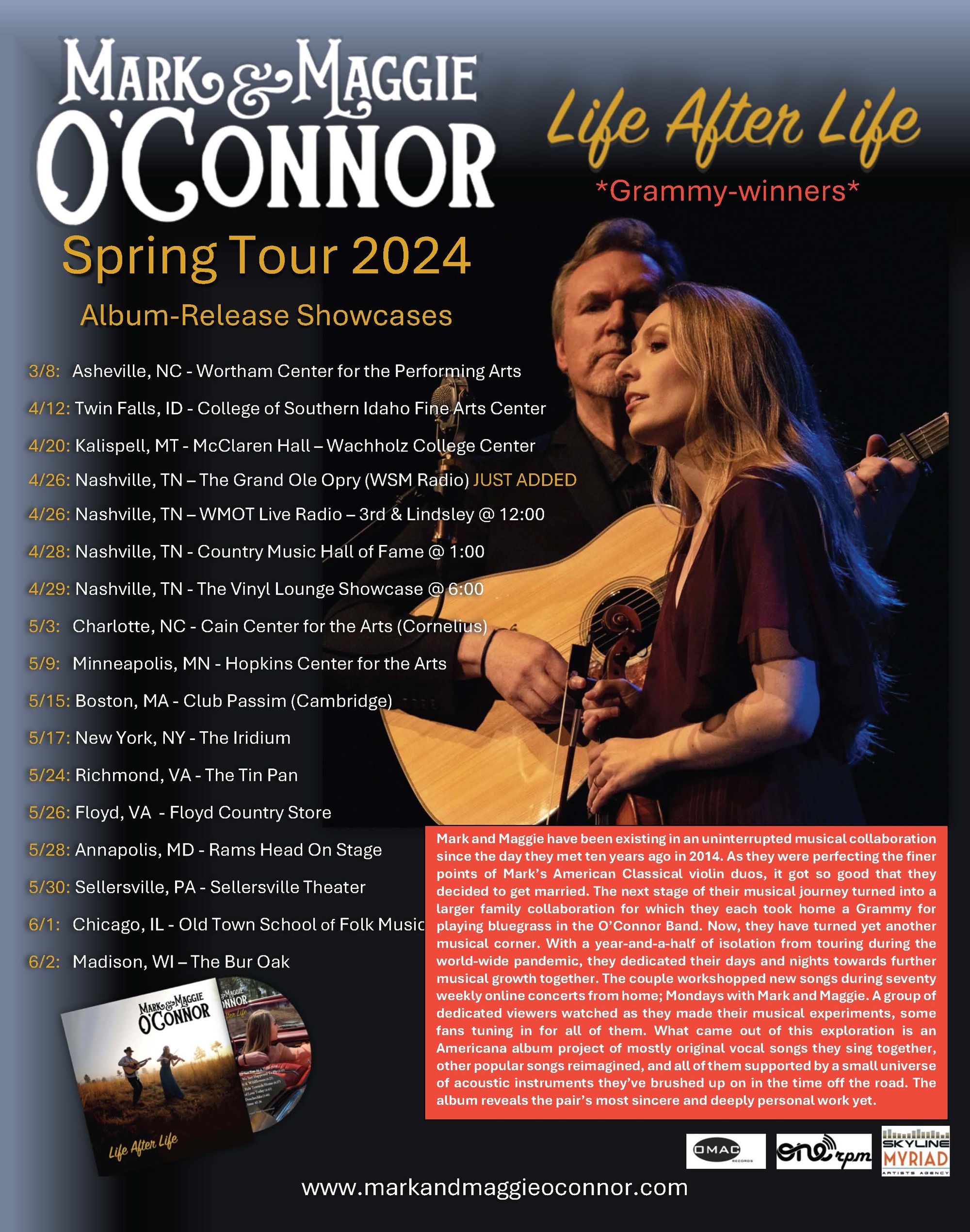 Mark O'Connor Official Website - Mark and Maggie O'Connor