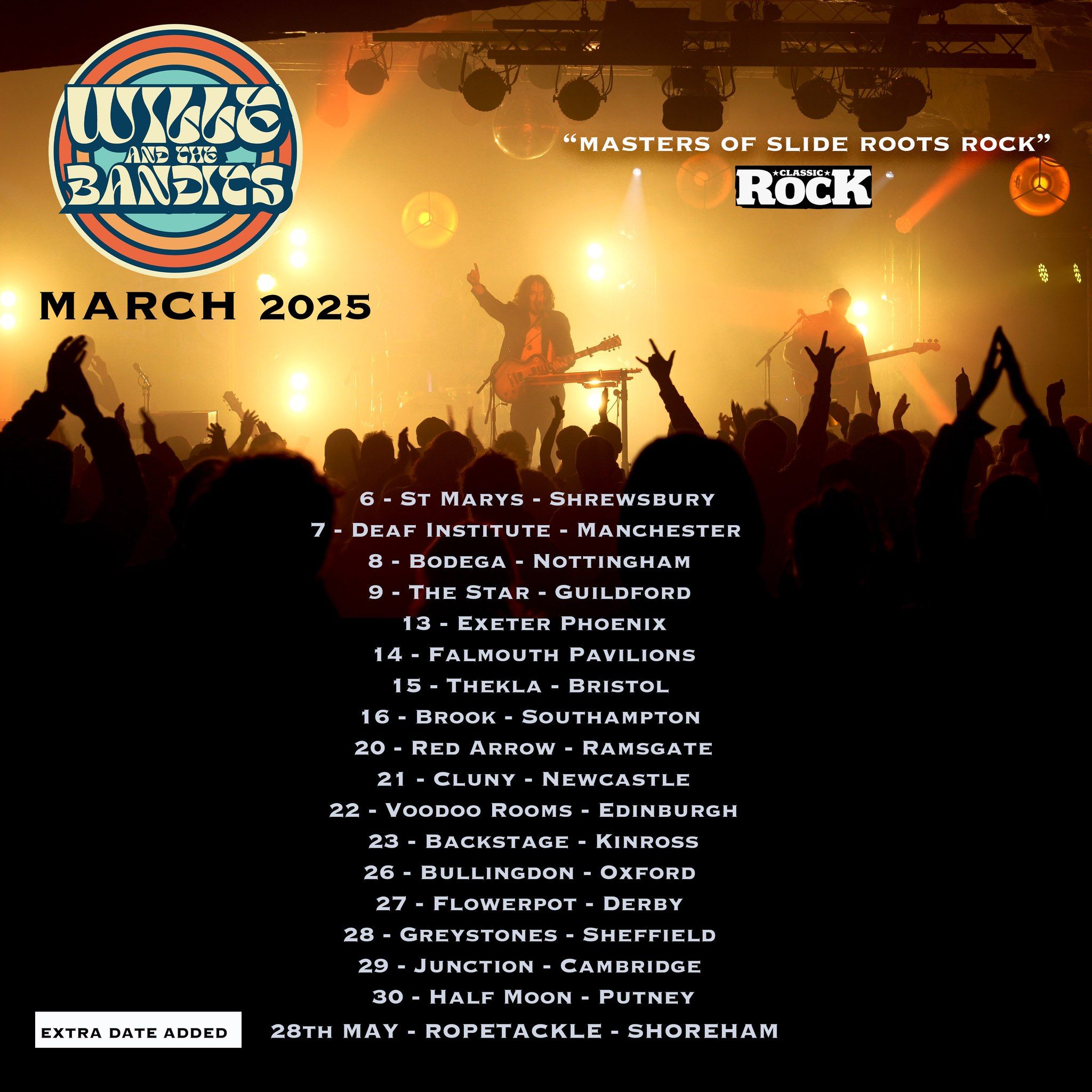 Wille & the Bandits 2025 UK tour!