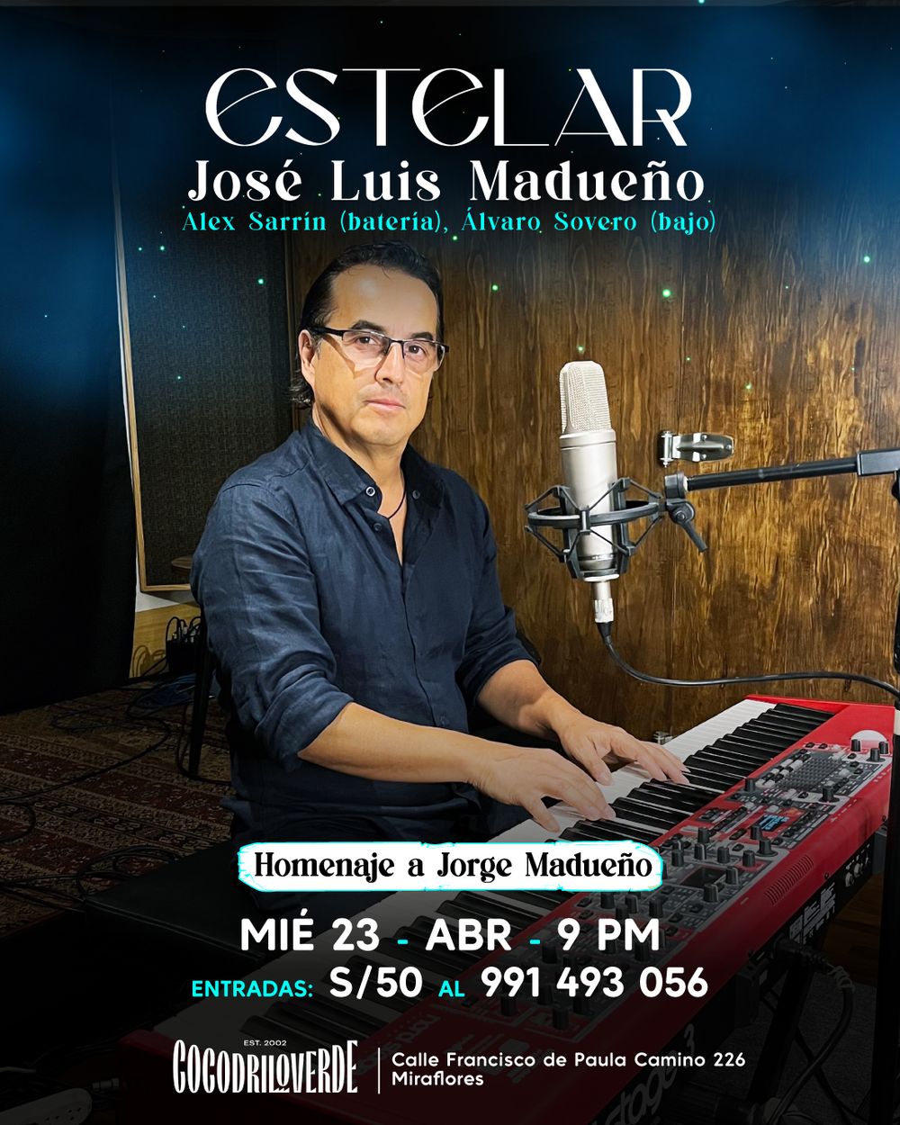 ESTELAR con José Luis Madueño el 23 de abril