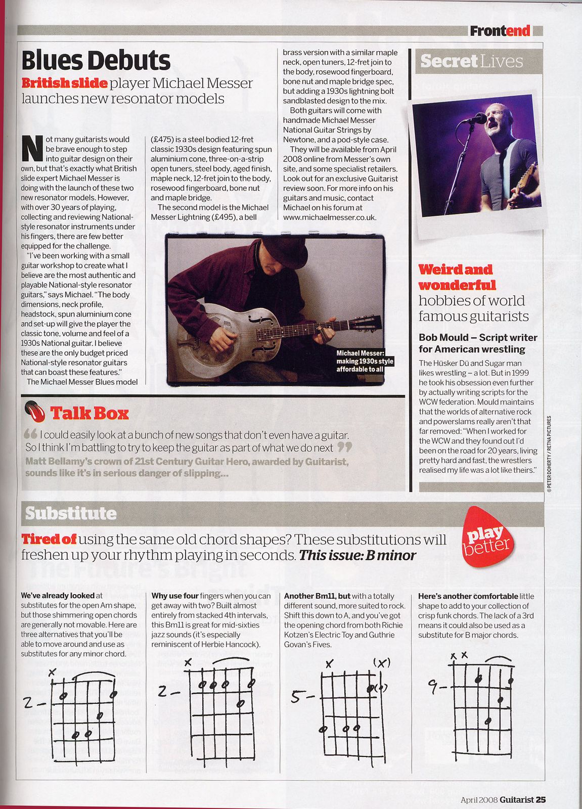 Michael Messer - MM Guitars Press & Photos