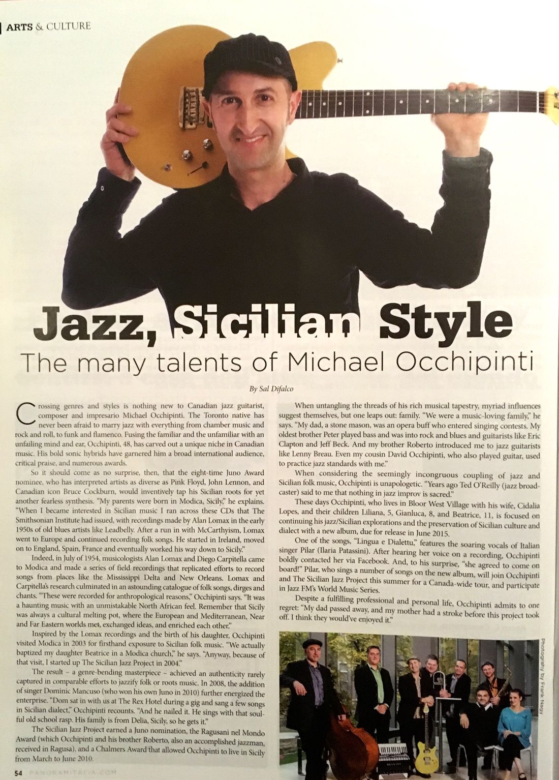 Michael Occhipinti - Press Kit