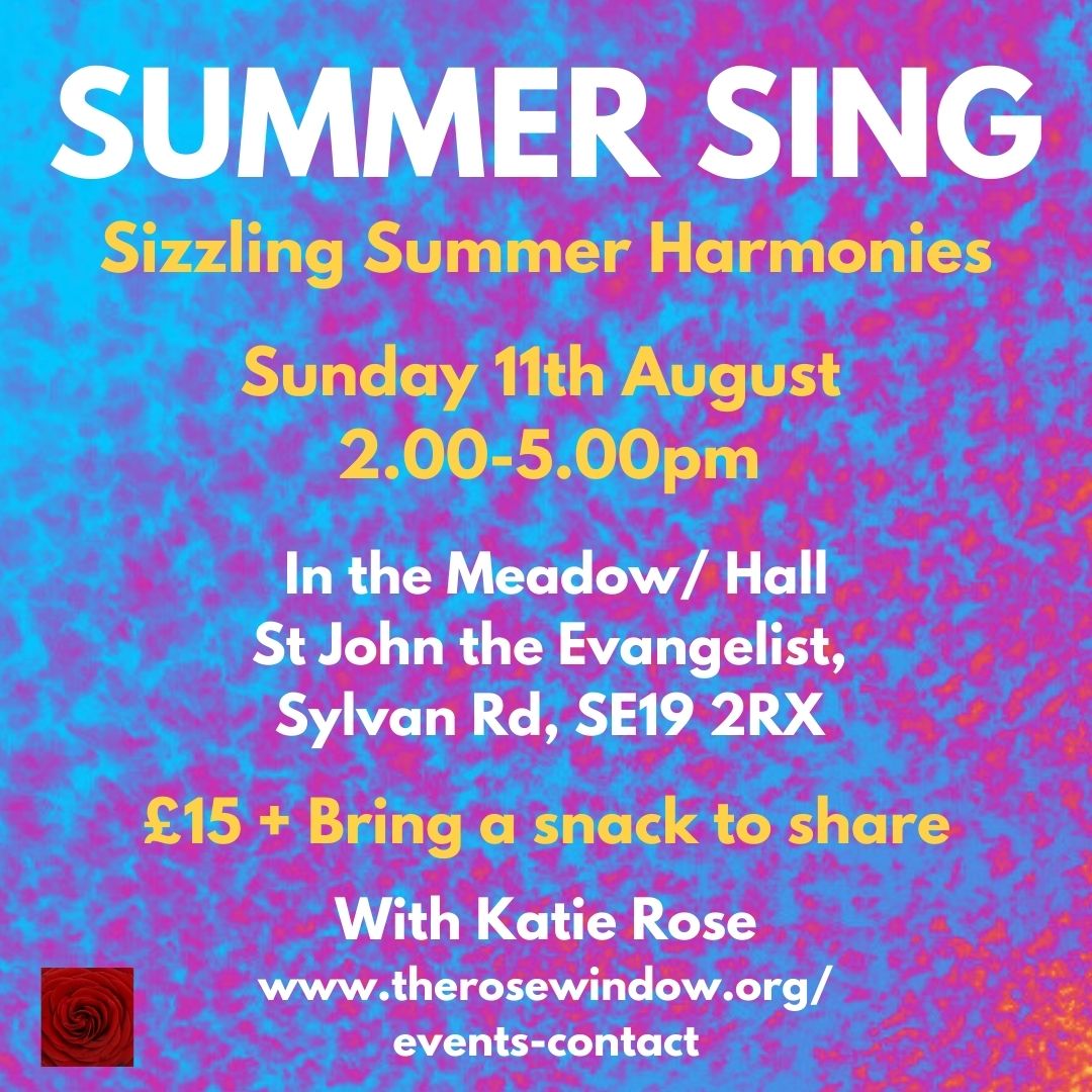 🌹 🎶 Summer Sing @ St John the Evangelist Upper Norwood - Aug 11, 2024 ...