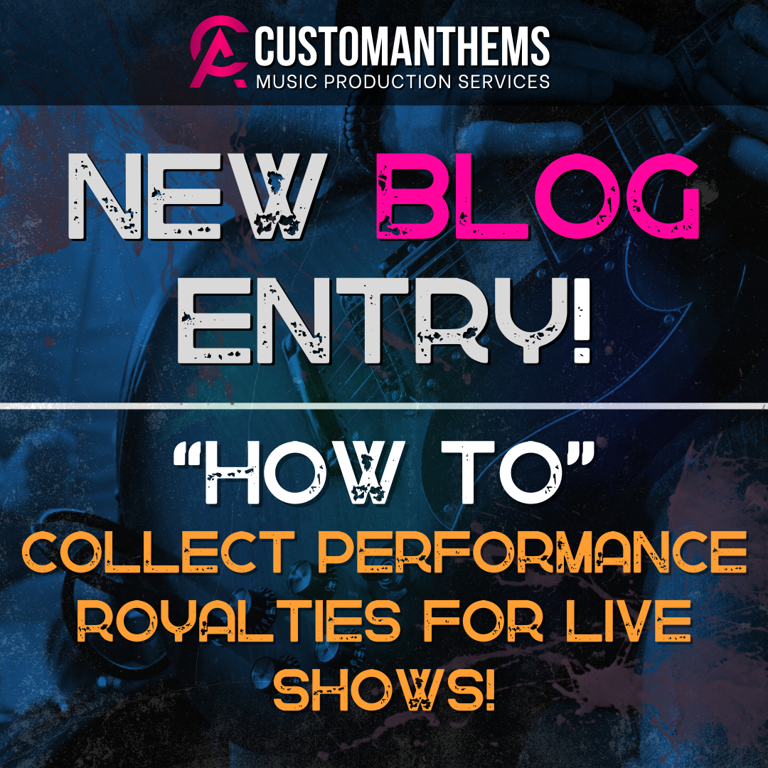 🔵 HOW TO COLLECT PERFORMANCE ROYALTIES FOR LIVE SHOWS