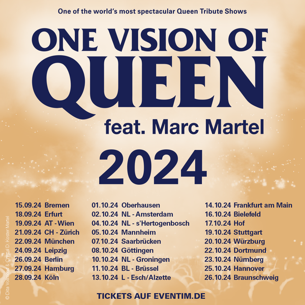 ONE VISION OF QUEEN feat. MARC MARTEL - One of the world's most ...