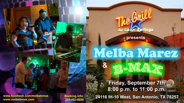Melba Marez & B-MAX - Upcoming Shows