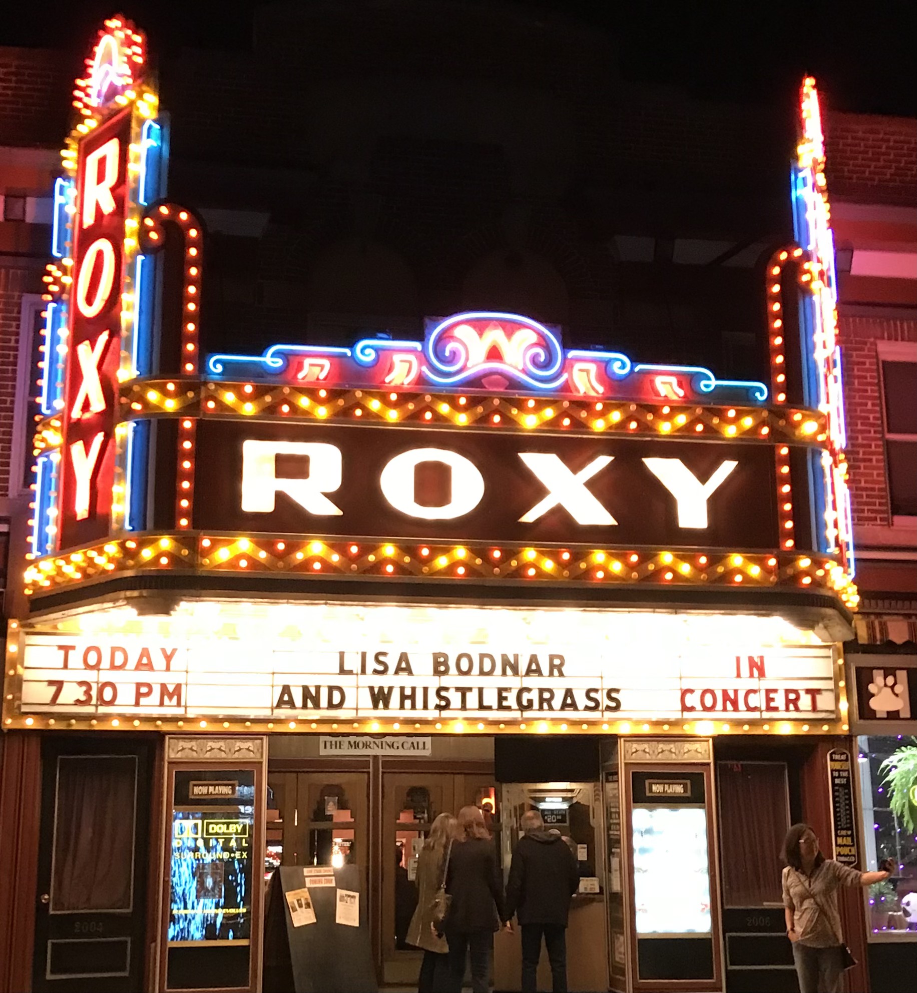 Thanks for a Great Evening at the Roxy Theatre