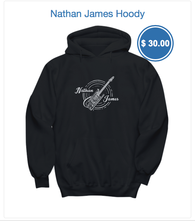 Purchase Nathan James Merch Made to Order Online!