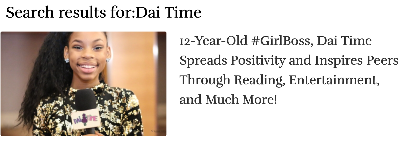 Officially Dai TIme - About